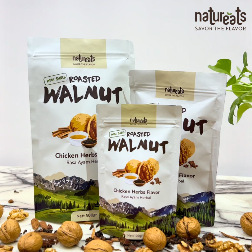 Jual Kacang Walnut Panggang Premium Dengan Cangkang - Roasted Walnut ...