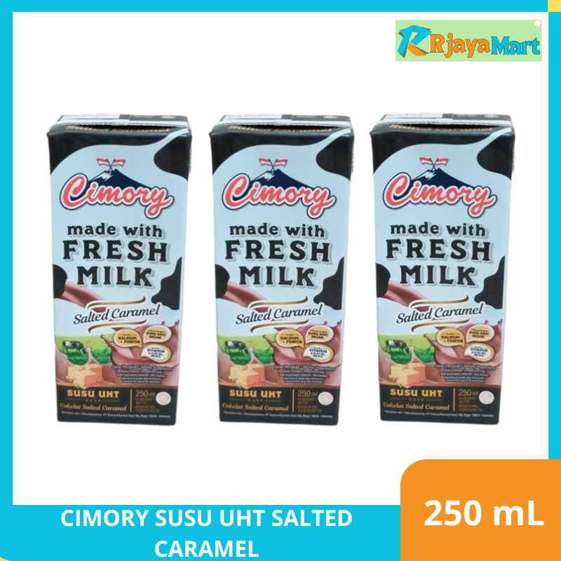 Jual CIMORY SUSU UHT SALTED CARAMEL 250 ml | Shopee Indonesia
