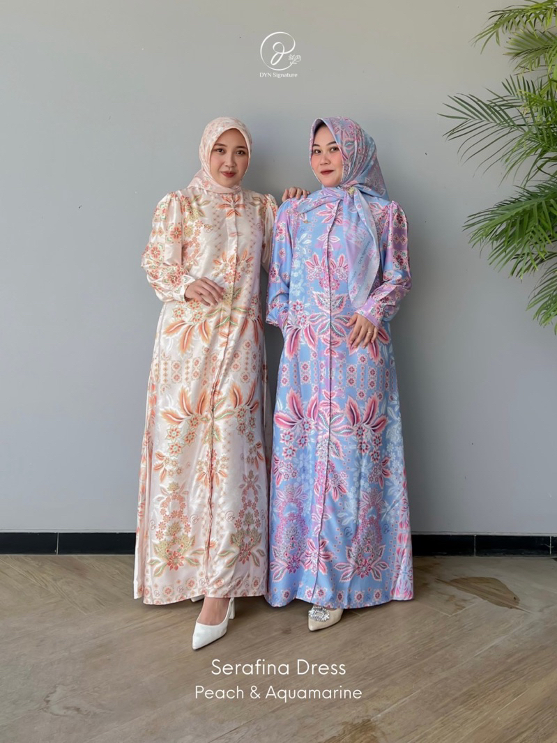 Jual DYN SERAFINA DRESS/GAMIS DYN PREMIUM SILK | Shopee Indonesia