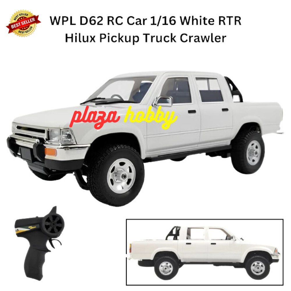 Jual WPL D64-1 TOYOTA HILUX 4WD RTR full propo rc crawler adventure rc ...