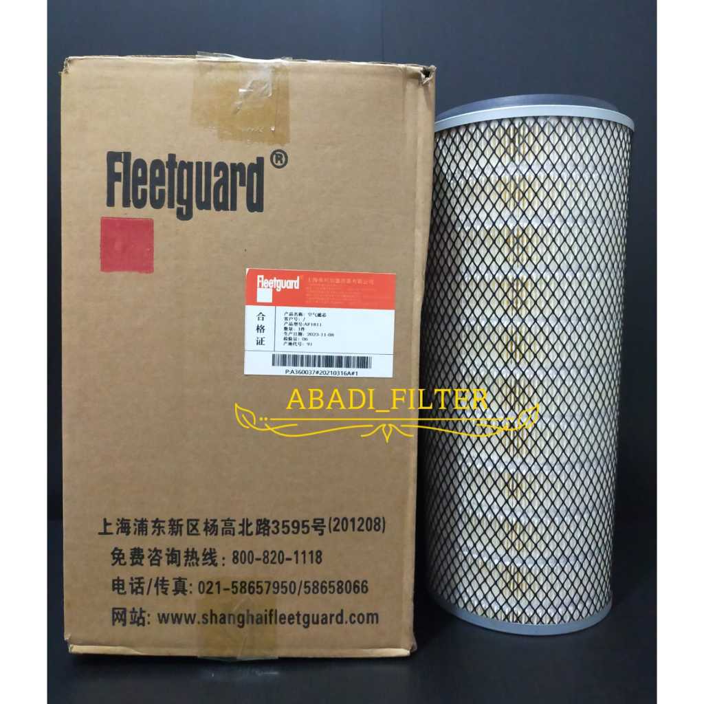 Jual Air Cleaner Element FLEETGUARD / Filter Udara / Filter Hawa AF1811 ...