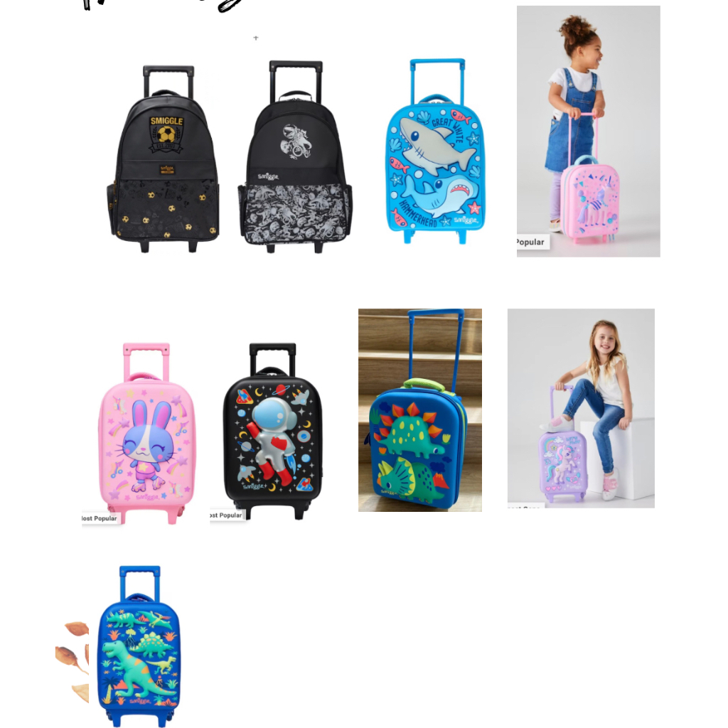 Jual [DK SMIGGLE ORIGINAL SG] SMIGGLE 20TH BIRTHDAY TROLLEY BACKPACK ...