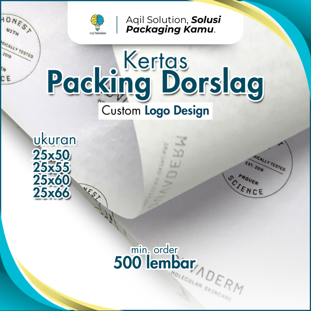 Jual (Custom) Kertas Dorslag Packing / wrapping paper / Kertas Hampers ...