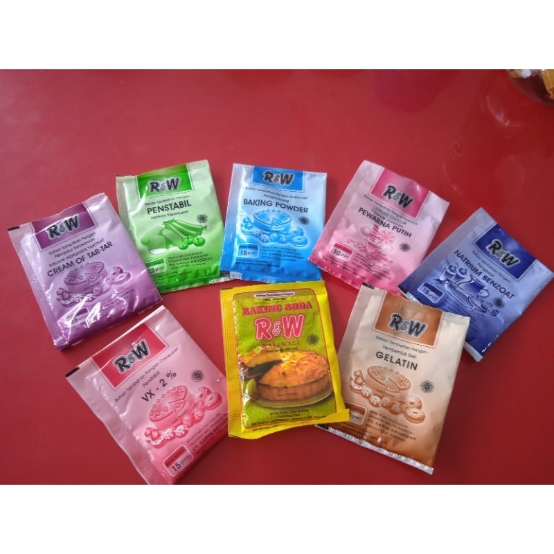 Jual Baking powder sachet pengembang kue rajawali R&W | Shopee Indonesia