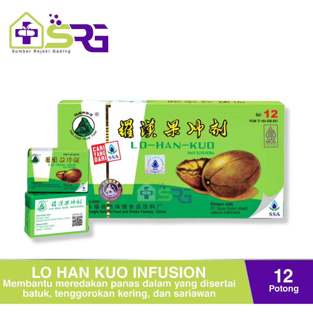 Jual Lo Han Kuo Infusion - Obat Herbal Pereda Panas Dalam dan Sakit ...