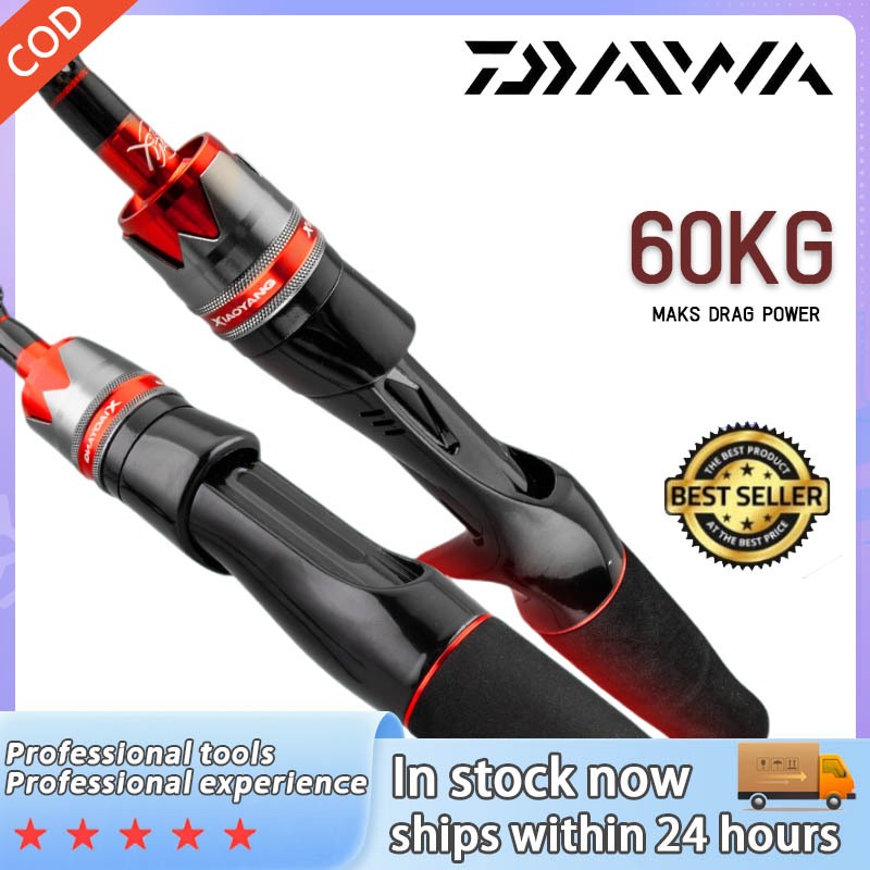 Jual DAIWA 2 Bagian 1.65M-2.7M Joran Pancing Travel Portable Joran Pancing Casting/Tongkat Umpan ...