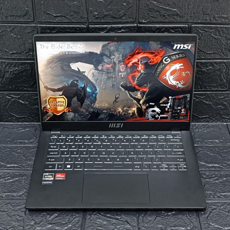 Jual Laptop Editing Gaming MSI Modern 14 C5M AMD Ryzen 5 5625U 16/512GB ...