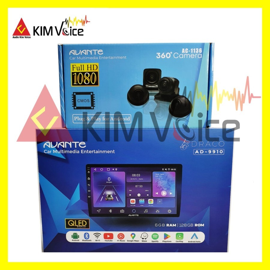 Jual Head Unit Android Avante AD-9910 RAM 6GB/128GB Avante by Pioneer ...