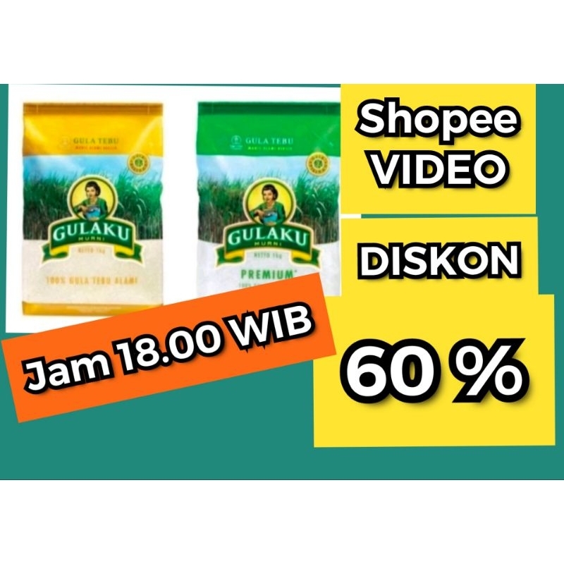 Jual Gulaku Gula ku Pasir 1 kg kilo 1kg Hijau IJO Kuning Premium MURAH ...