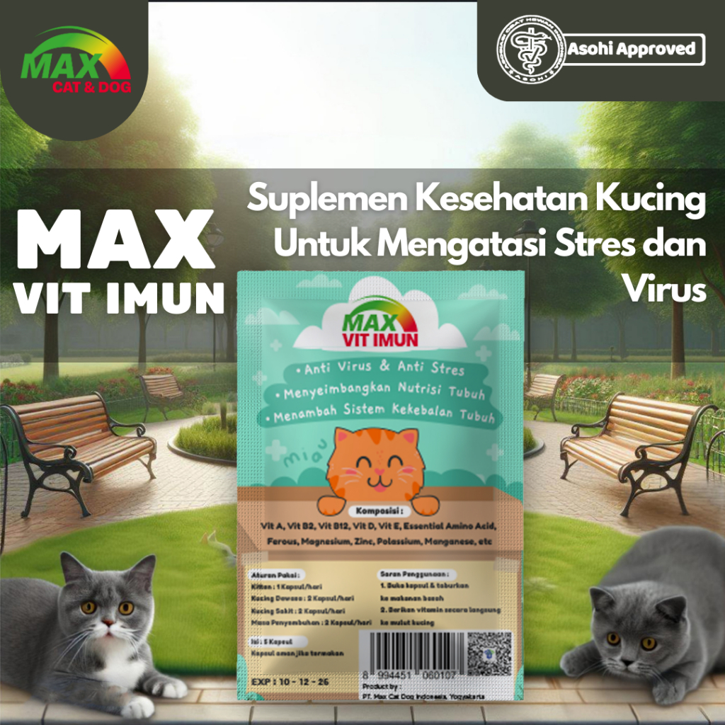 Jual Max Vit Imun Suplemen Kesehatan Untuk Mengatasi Stres dan Virus ...