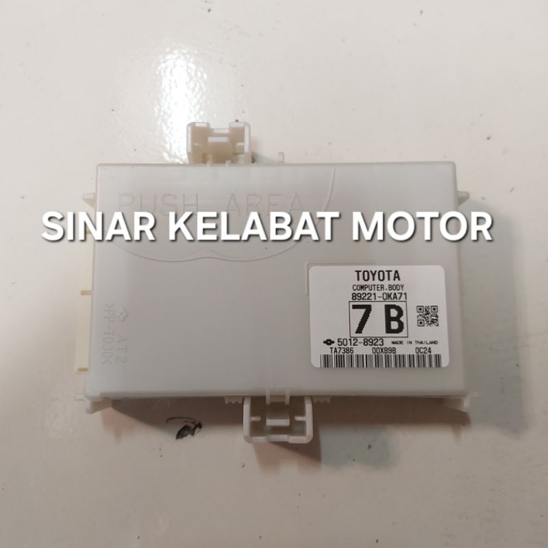 Jual BCM BOX SEKRING ECU COMPUTER BODY ORIGINAL TOYOTA INNOVA REBORN ...