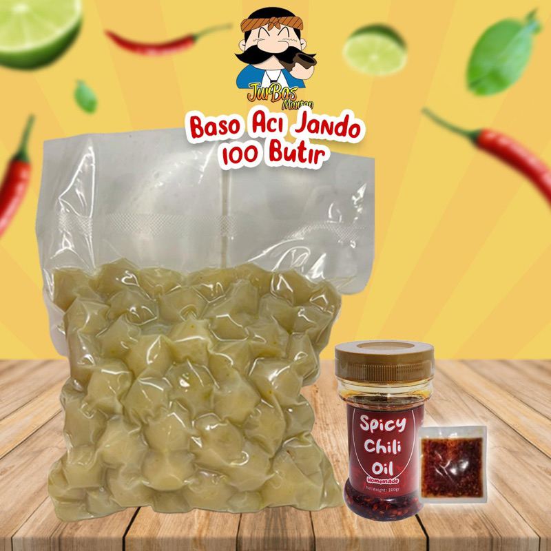 Jual [100 Butir] Baso Aci Isi Jando Jurbas | Shopee Indonesia