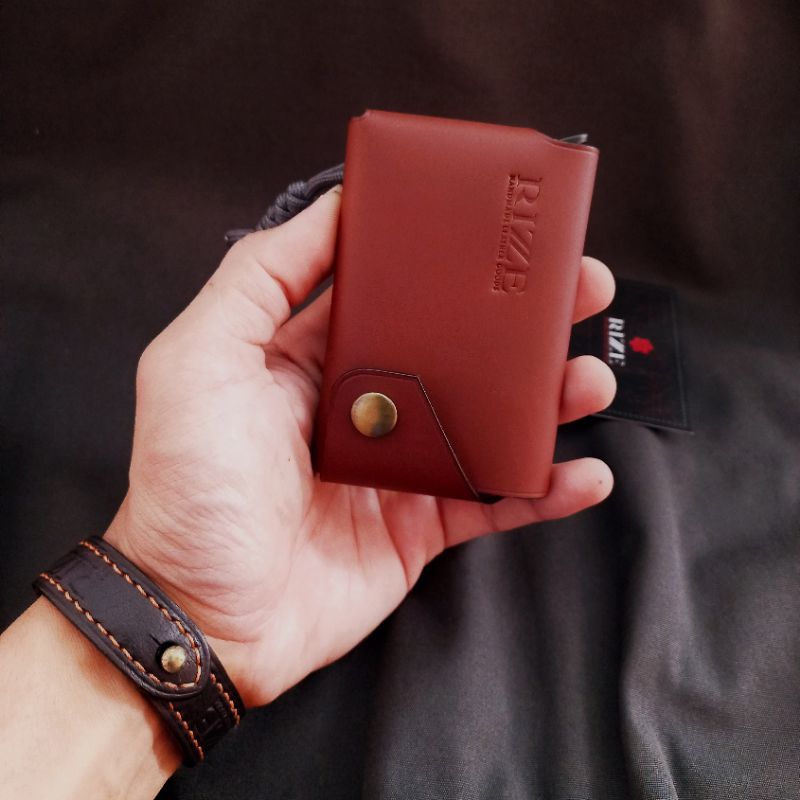 Jual Dompet Kartu RFID Block Kulit Asli / RFID Block Card Holder / Edc ...