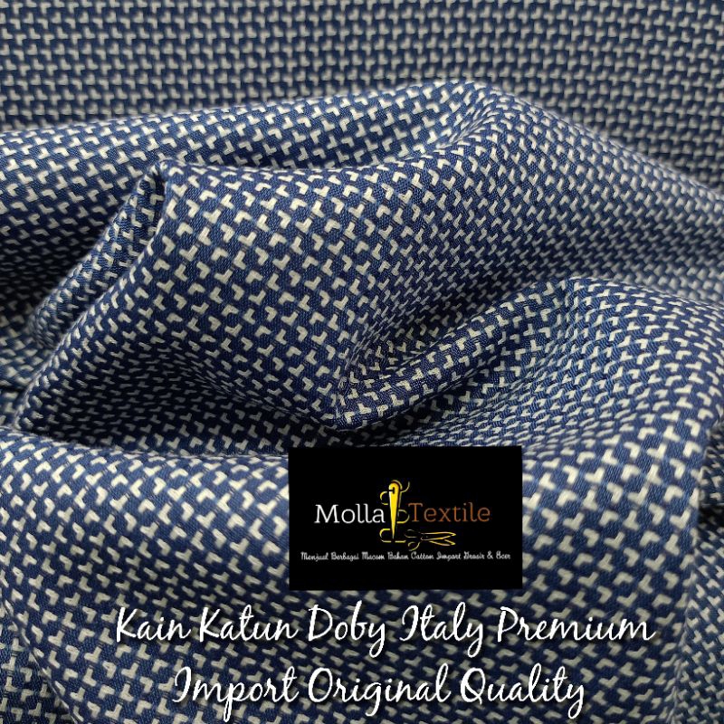 Jual Kain Katun Doby Italy Premium Import Original | Shopee Indonesia