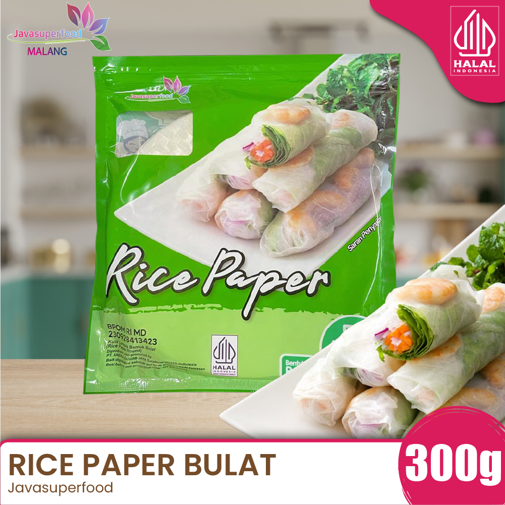 Jual Rice Paper 300g / Banh Trang High Quality Rice Paper 22cm / Kulit ...