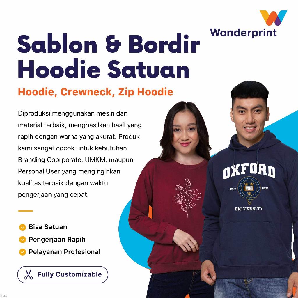 Jual Custom Sablon Bordir Satuan Desain Sendiri Cetak Gambar Foto Logo ...