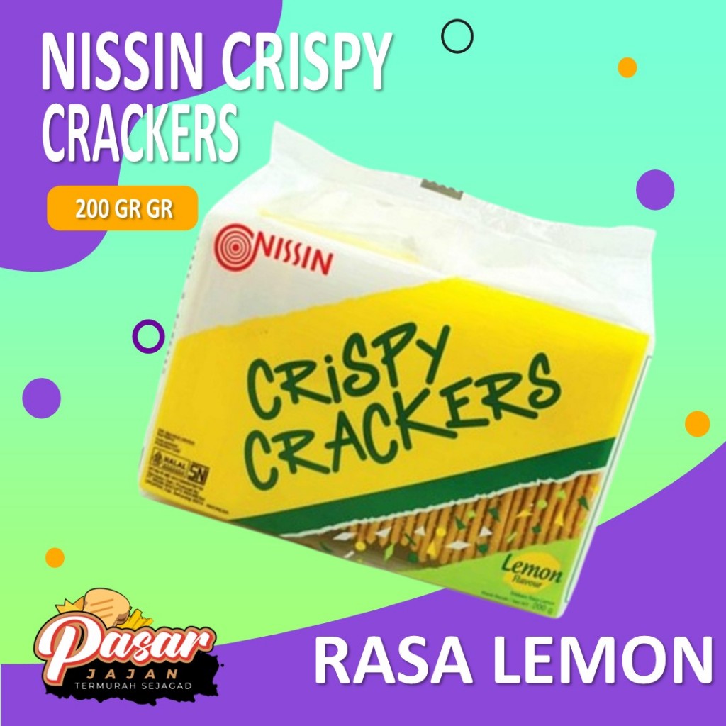 Jual Nissin Crackers Rasa Lemon 200gr | Shopee Indonesia