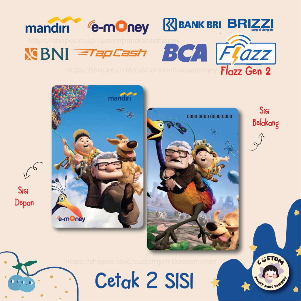 Jual KARTU E MONEY E TOLL ANIME KARTUN FREDRICKSEN RUSSELL DUG UP MOVIE ...