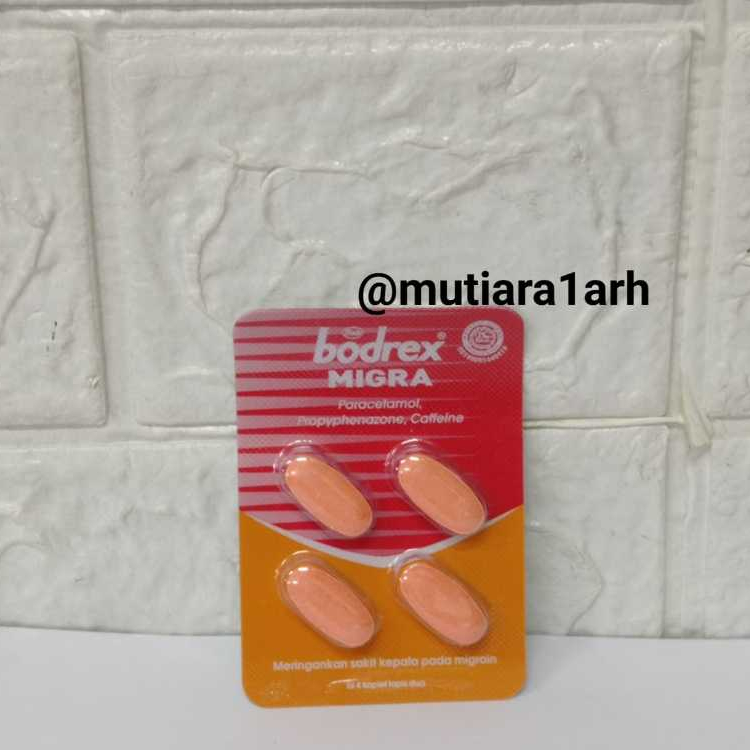 Jual BODREX MIGRA BLISTER 4 KAPLET | Shopee Indonesia