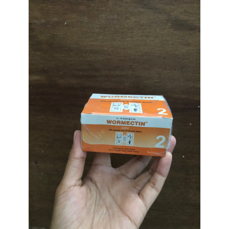 Jual WORMECTIN injek 2ml obat hewan ternak mengatasi parasit luar dan ...