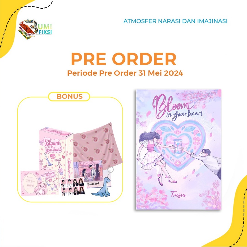 Jual PRE ORDER Buku Novel - BLOOM IN YOUR HEART - Tresia - Coconut ...