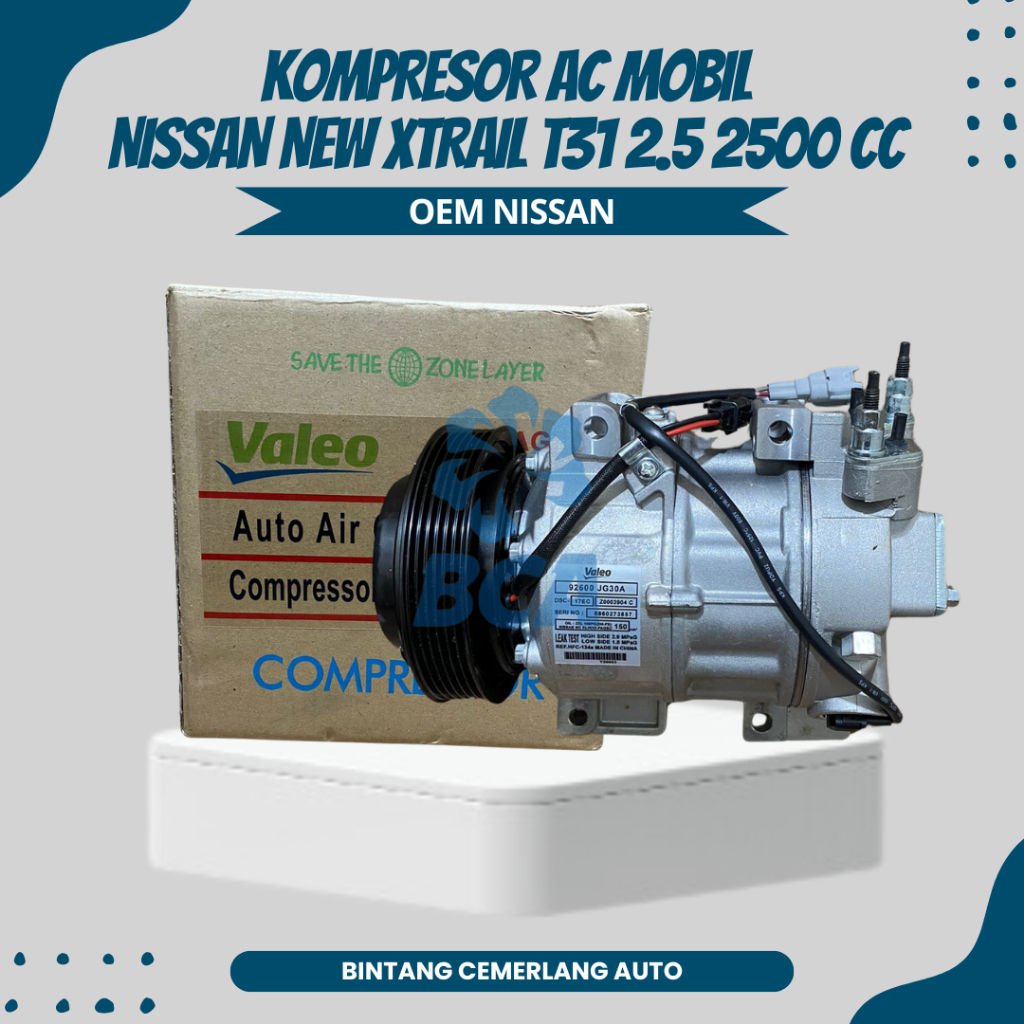Jual COMPRESSOR KOMPRESOR AC Mobil Nissan New Xtrail T31 2.5 2500 CC OEM NISSAN | Shopee Indonesia