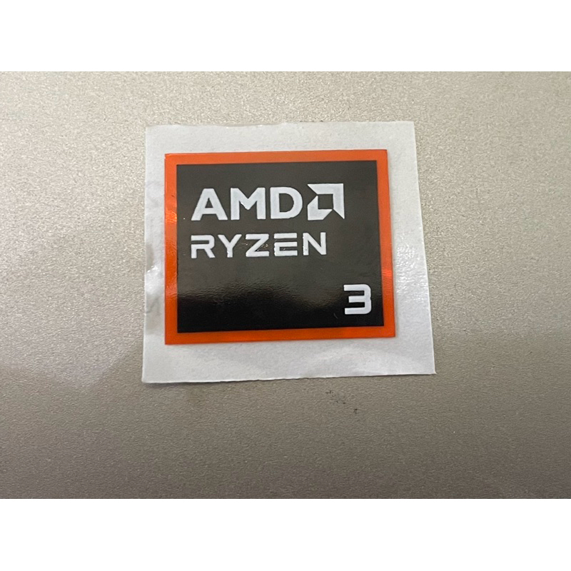 Jual Sticker stiker logo AMD Ryzen 3 8th gen original thn 2024 terbaru ...