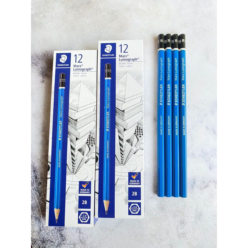 Jual ORIGINAL Pensil 2B staedler/ Pensil staedler 2B/ Pensil ujian asli ...