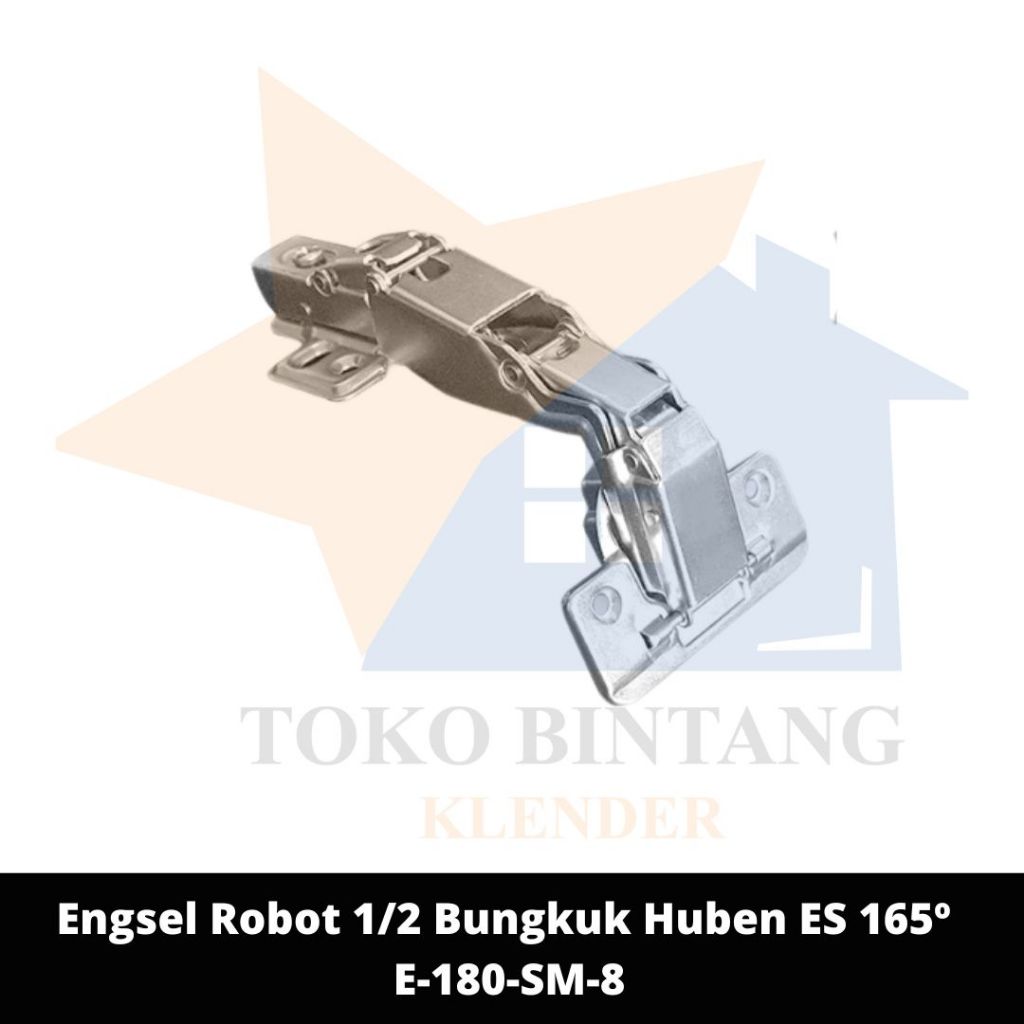 Jual Engsel Robot 1/2 Bungkuk Huben ES 165º E-180-SM-8 (pcs) | Shopee ...