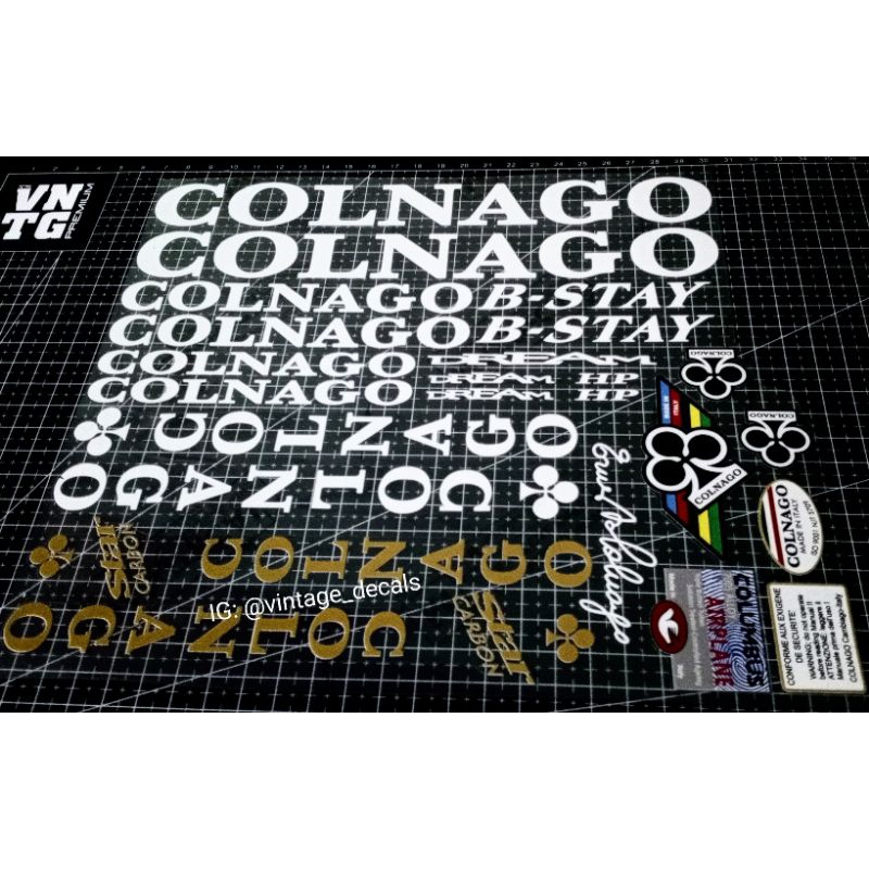 Jual sticker decals replacement Colnago DREAM B-stay | Shopee Indonesia