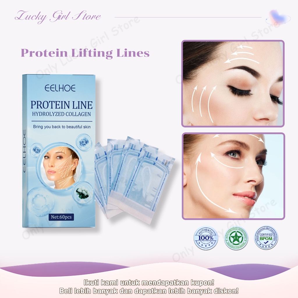 Jual EELHOE Hydrolyzed Collagen Protein Line 60pcs Hih Protein ...