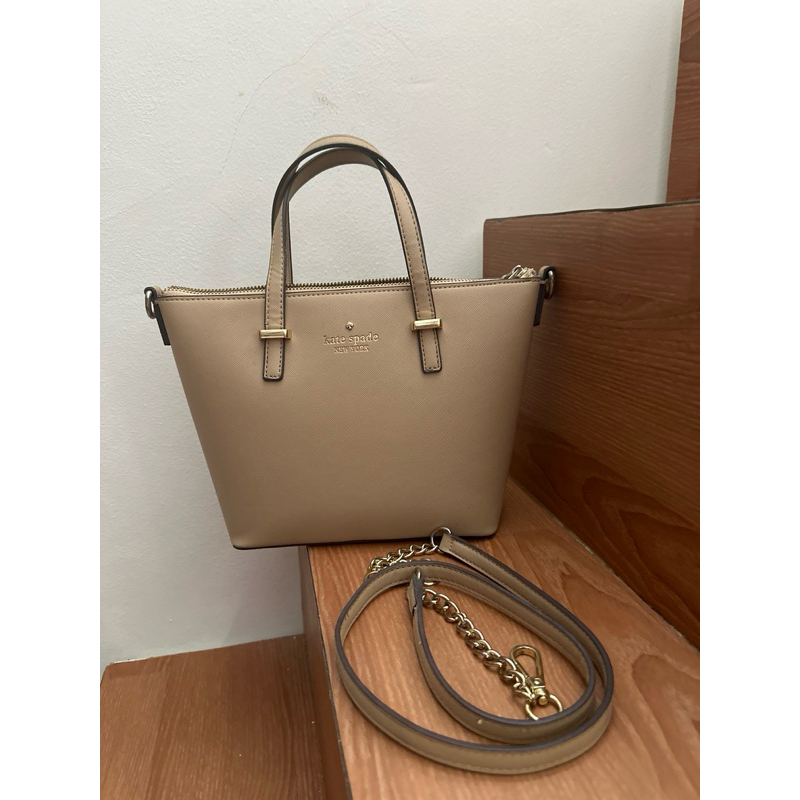 Jual Tas Tote Bag Small Merk Kate Spade (Preloved) | Shopee Indonesia