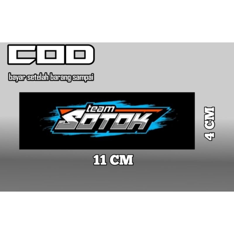 Jual Logo stiker team sotok | Shopee Indonesia