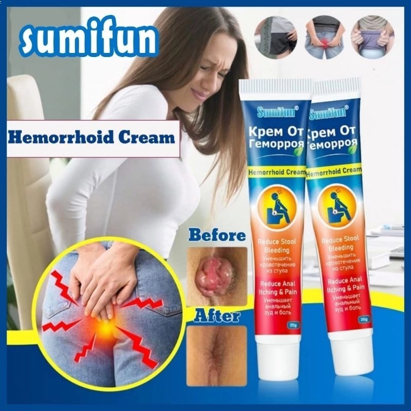 Jual Sumifun Hemorrhoid Cream Antibacterial Herbal Hemorrhoids Buasir Cream Antibacteria Cream ...