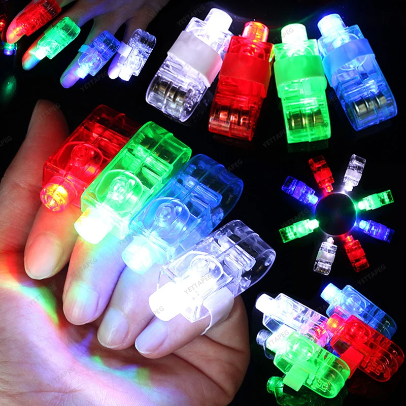 Jual Mainan Anak-anak Lampu Sorot Jari Laser Lampu Cincin Lampu Jari ...