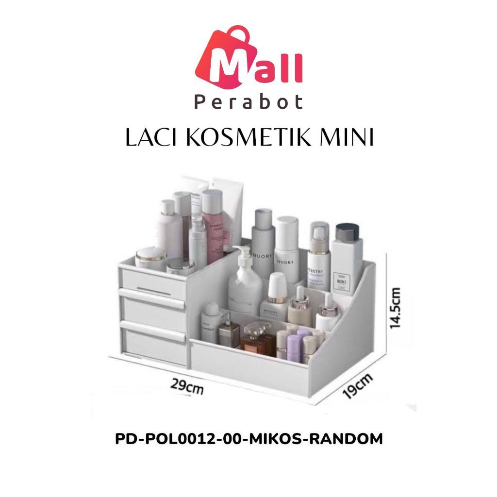 Jual Mall Perabot AFF | Rak Kosmetik Mini | Cosmetic Storage Drawer ...
