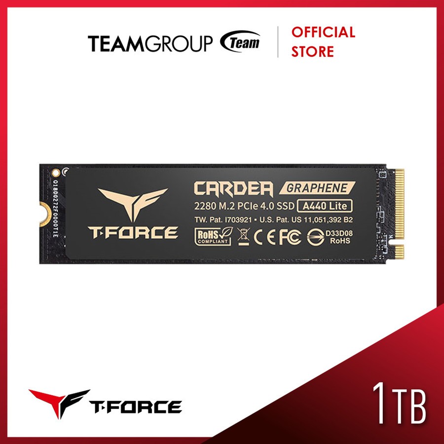 Jual Teamgroup SSD M.2 2280 T-FORCE A440 Lite 1TB (1000GB) PCIe Gen4x4 ...