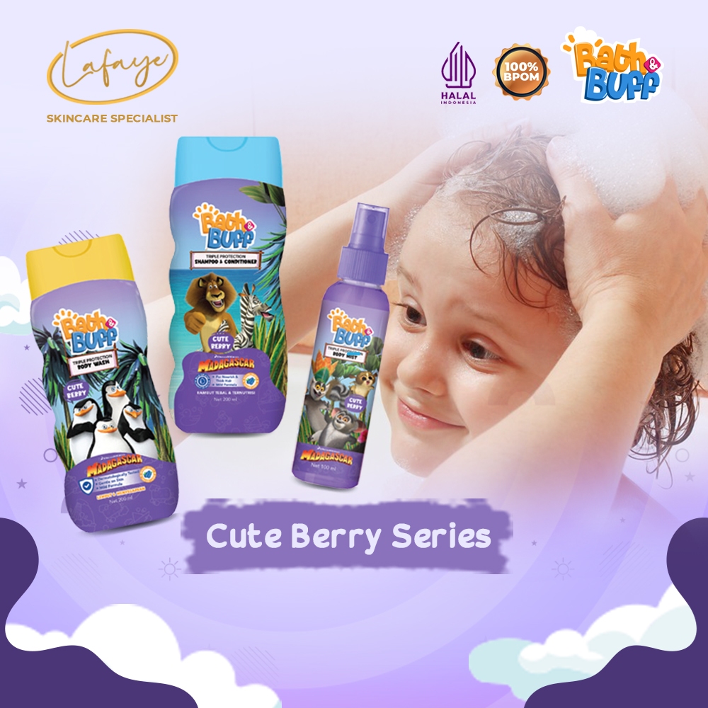 Jual Bath & Buff Shampoo Conditioner Body Wash Body Mist Anak Anak Cute ...
