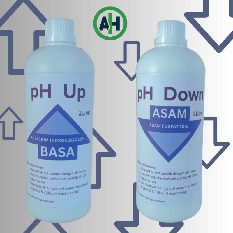 Jual Paket pH Up & pH Down 1 Liter untuk Hidroponik | Shopee Indonesia