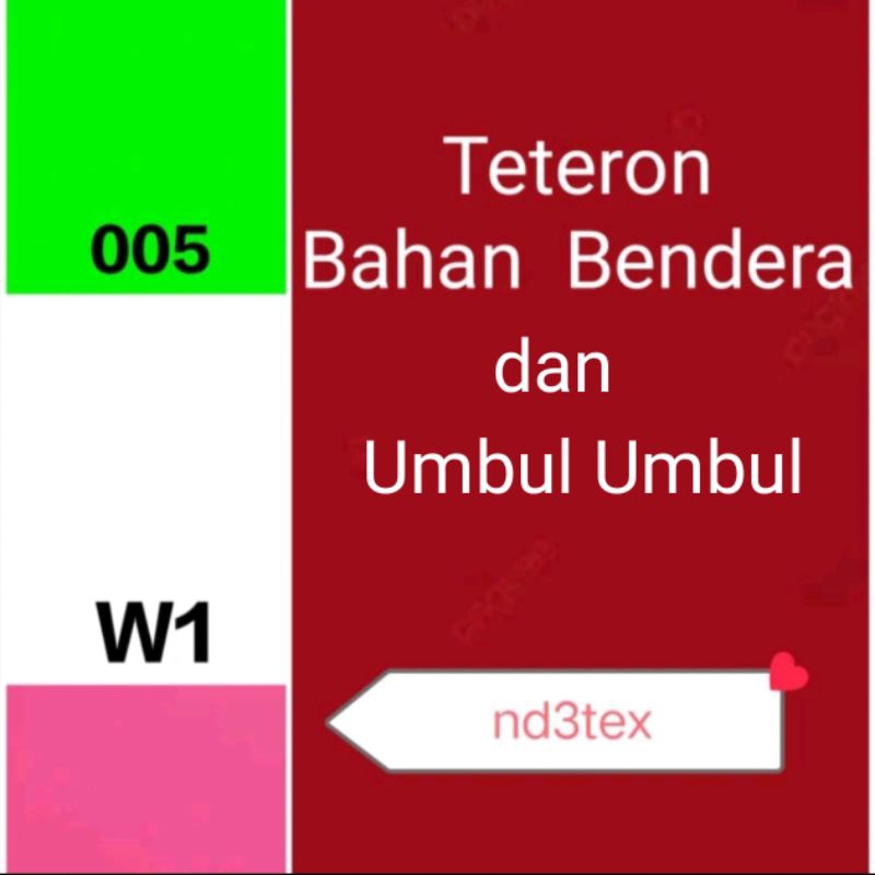 Jual Kain Teteron Meteran / Bahan Bendera | Shopee Indonesia
