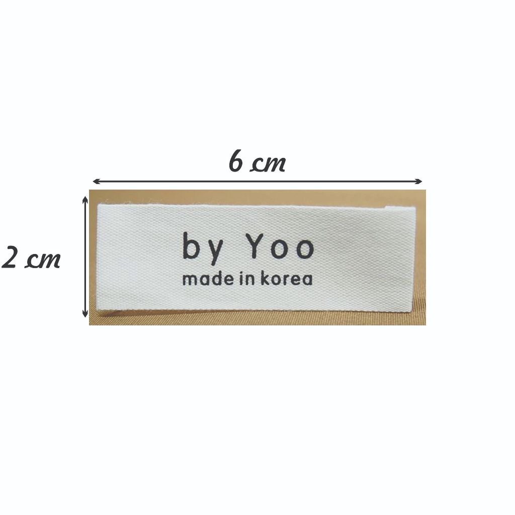 Jual label baju custom nama (2cm) | label nama waterproof | label nama ...