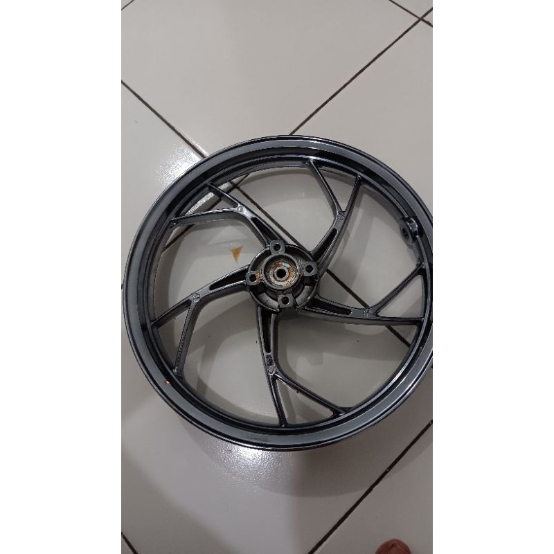 Jual Velg TVS Dazz Depan Black Crhome PNP as mio + plendes pnp disc ...