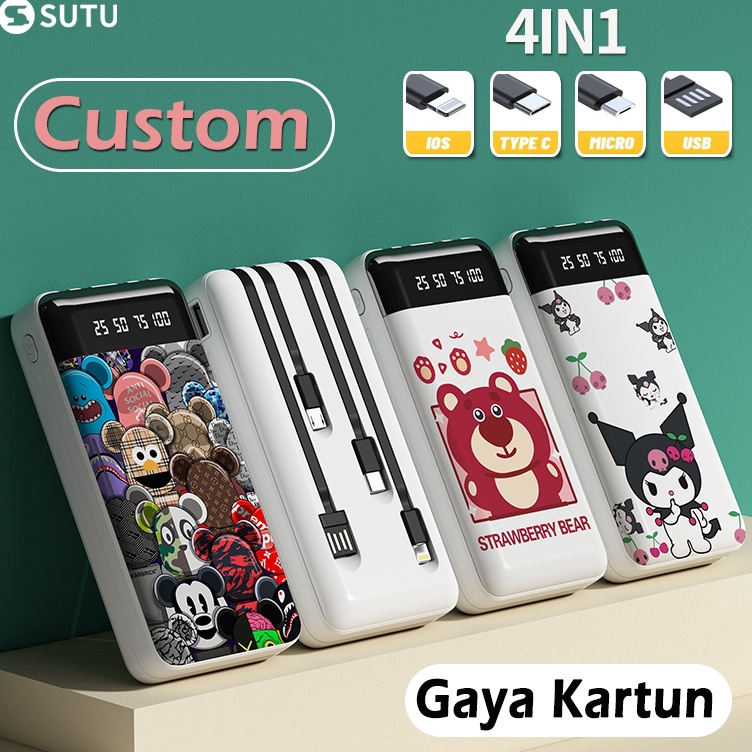 Jual KODE C7G8 SUTU Custom Powerbank 2 mah 1 mAh Fast Charging Lucu ...