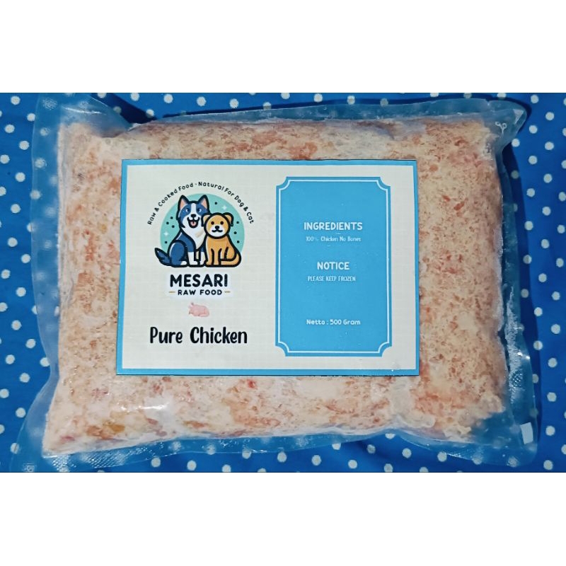 Jual Raw food Chicken/ daging giling 100% daging tanpa tulang / untuk ...