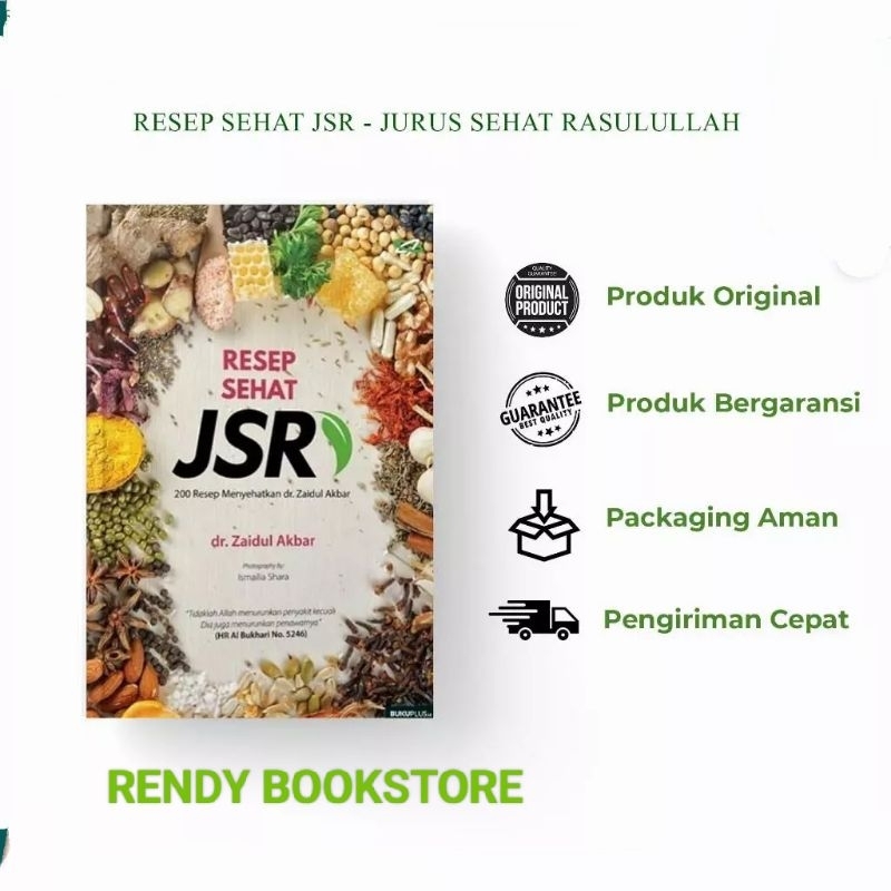Jual BUKU RESEP SEHAT JSR 200 RESEP MENYEHATKAN BY DR. ZAIDUL AKBAR | Shopee Indonesia
