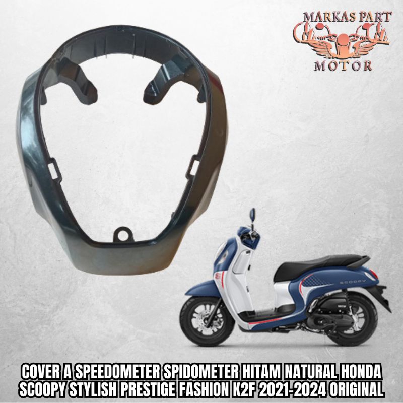 Jual Cover A Speedometer Spidometer Hitam natural Honda Scoopy stylish ...