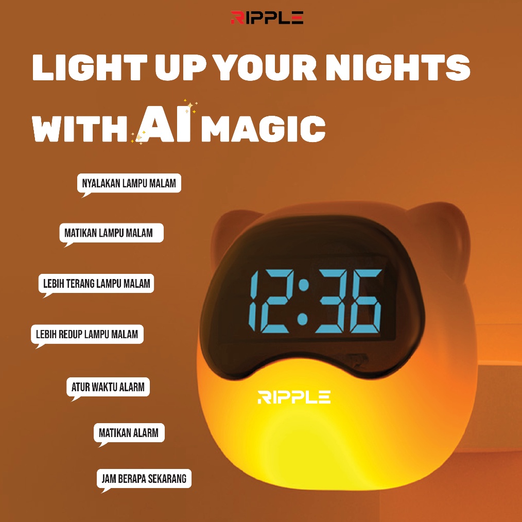 Jual KODE M24D NEW Ripple NUKI Smart AI AC Remote TV AC Alarm Night ...