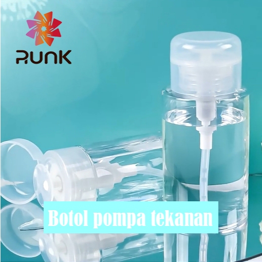 Jual 150ml Botol Pump makeup removel Nail Art/ Makeup Remover Water ...