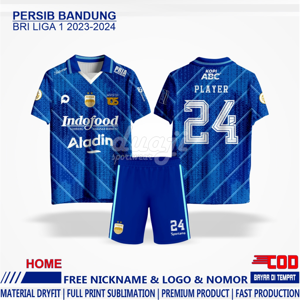 Jual JERSEY PERSIB BANDUNG HOME BIRU ANNIVERSARY TERBARU FULL PRINTING ...