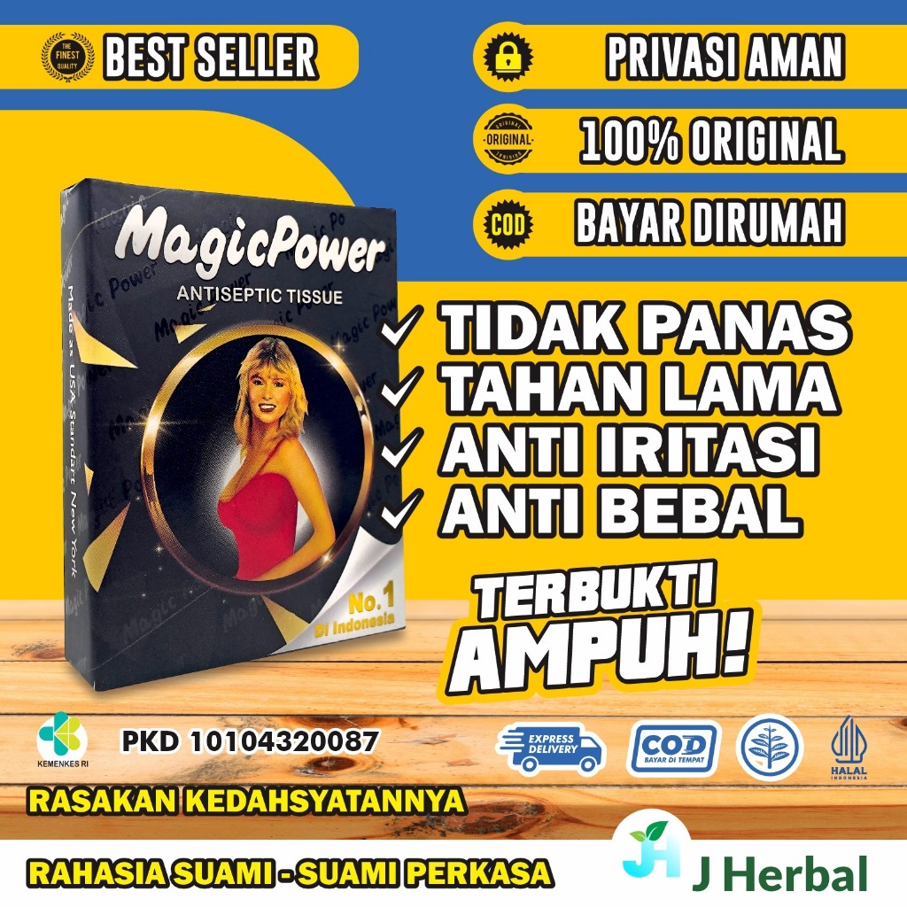 Jual TISSUE MAGIC POWER BLACK PENUNJANG EJAKULASI DINI & LEMAH SYAHWAT ...